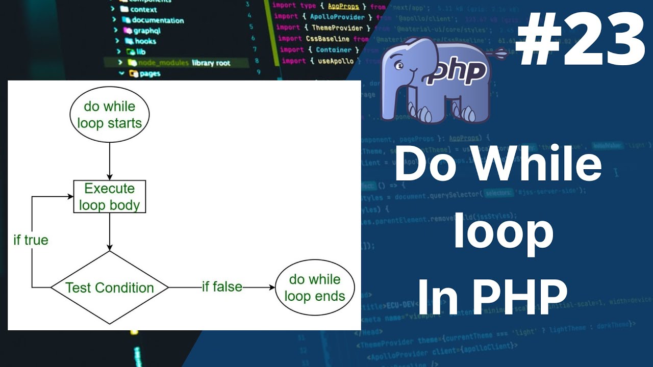 Do while loop in php | php tutorial for beginners full - 23 | php tutorial | php full course #php