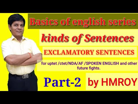 Exclamatory Sentences ||Part-2||Royagic Way||by H.M.Roy Sir||