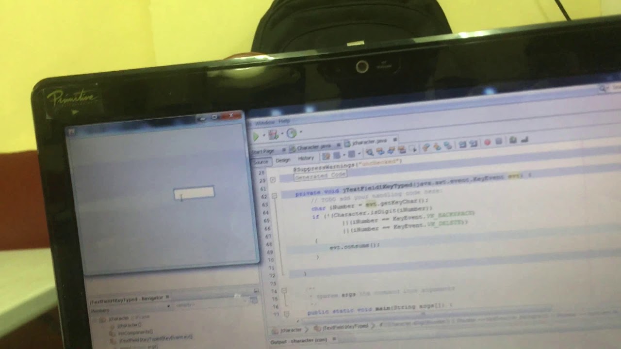 How to input numeric or alphabetic on Text Field using Java Netbeans