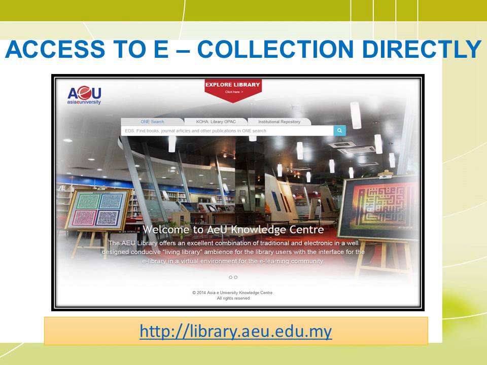 AeU Knowledge Centre : Introduction Video
