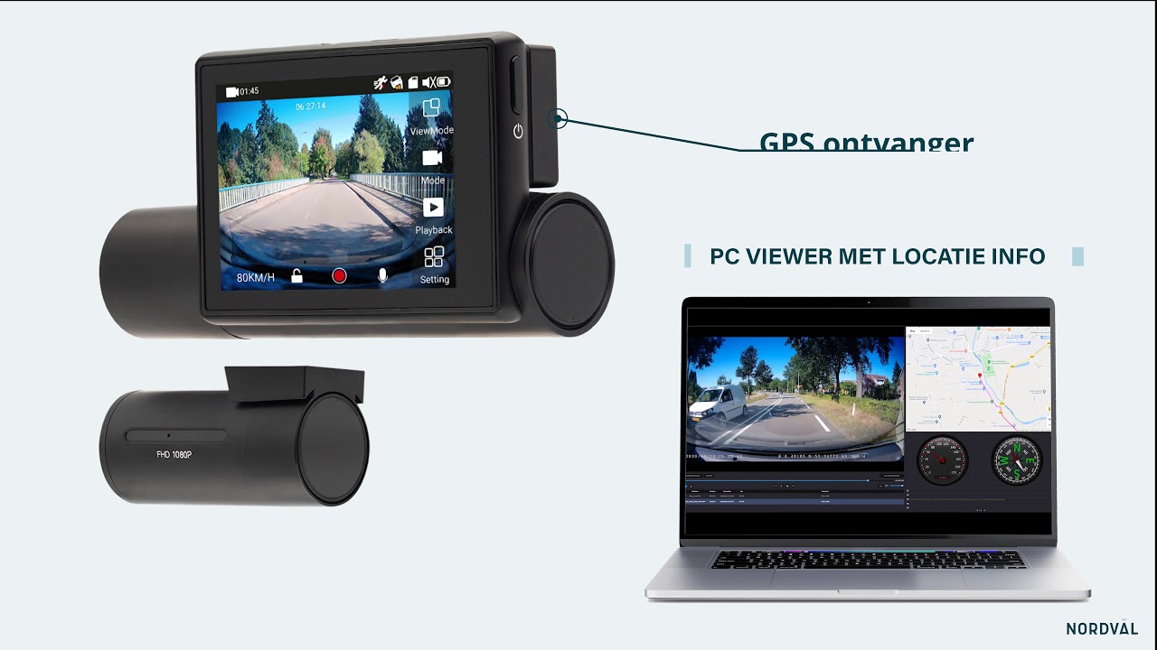 Nordval Dashcam DC103 - Kamera Express
