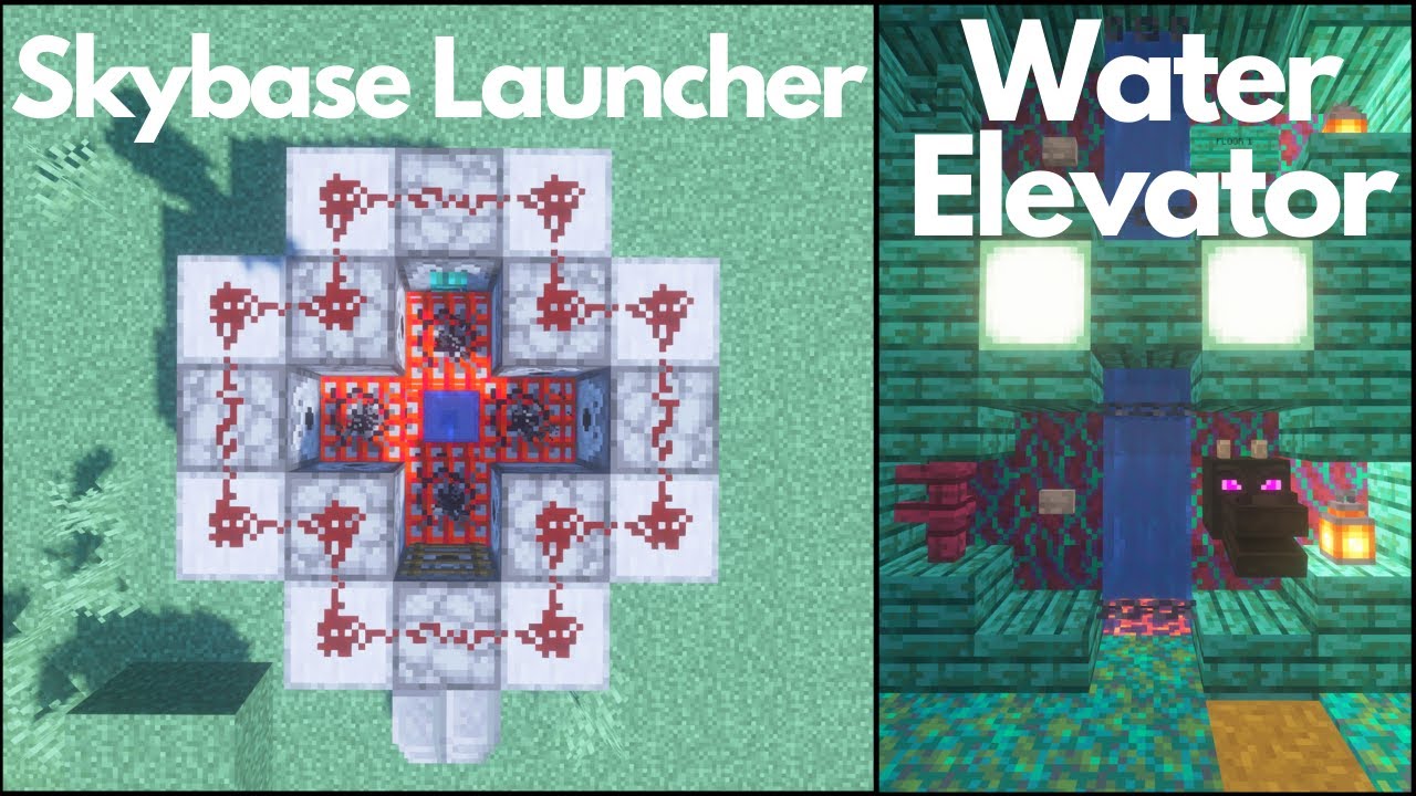 Minecraft: 5 Simple Redstone Elevator Designs (Tutorial)