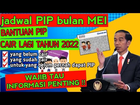 PIP 2023 KAPAN CAIR || BANTUAN ANAK SEKOLAH CAIR LAGI