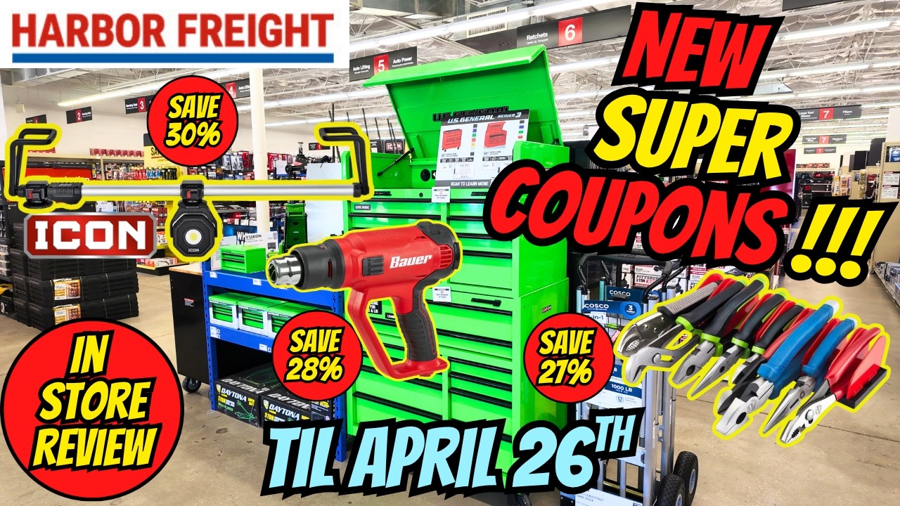 Harbor Freight Super Coupons Just Dropped! Here's the Best Deals