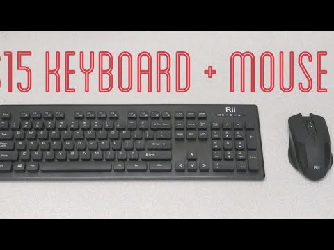 Unboxing: $15 Rii RK200 Wireless Keyboard and Mouse Combo