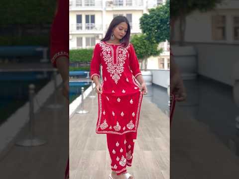 Lucknowi Chikankari Kurta palazzo Set |youtube |shorts #shortsvideo #youtubeshorts #youtube