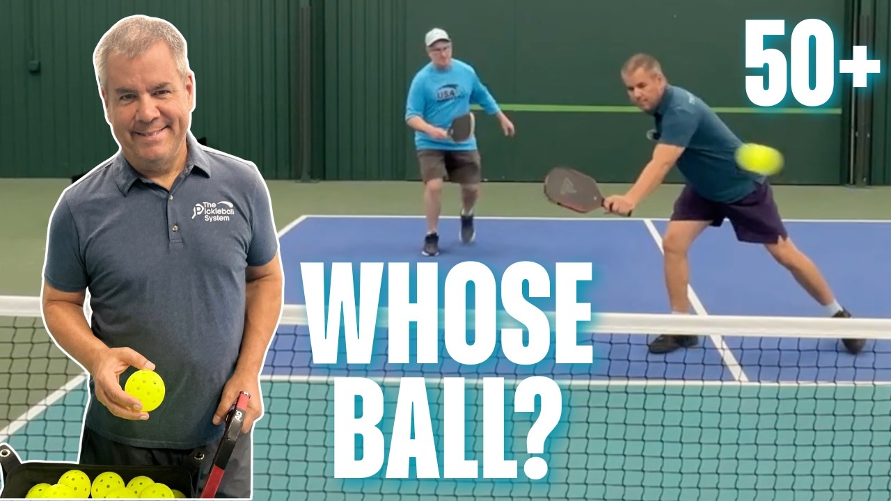 Who Takes the Middle 4th Shot? Here's a Simple Solution (50+ Pickleball Doubles Strategy)