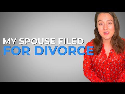 What To Do When Your Spouse Files For Divorce