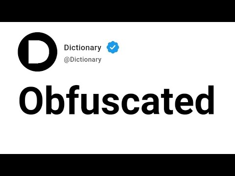 Obfuscated Meaning In English