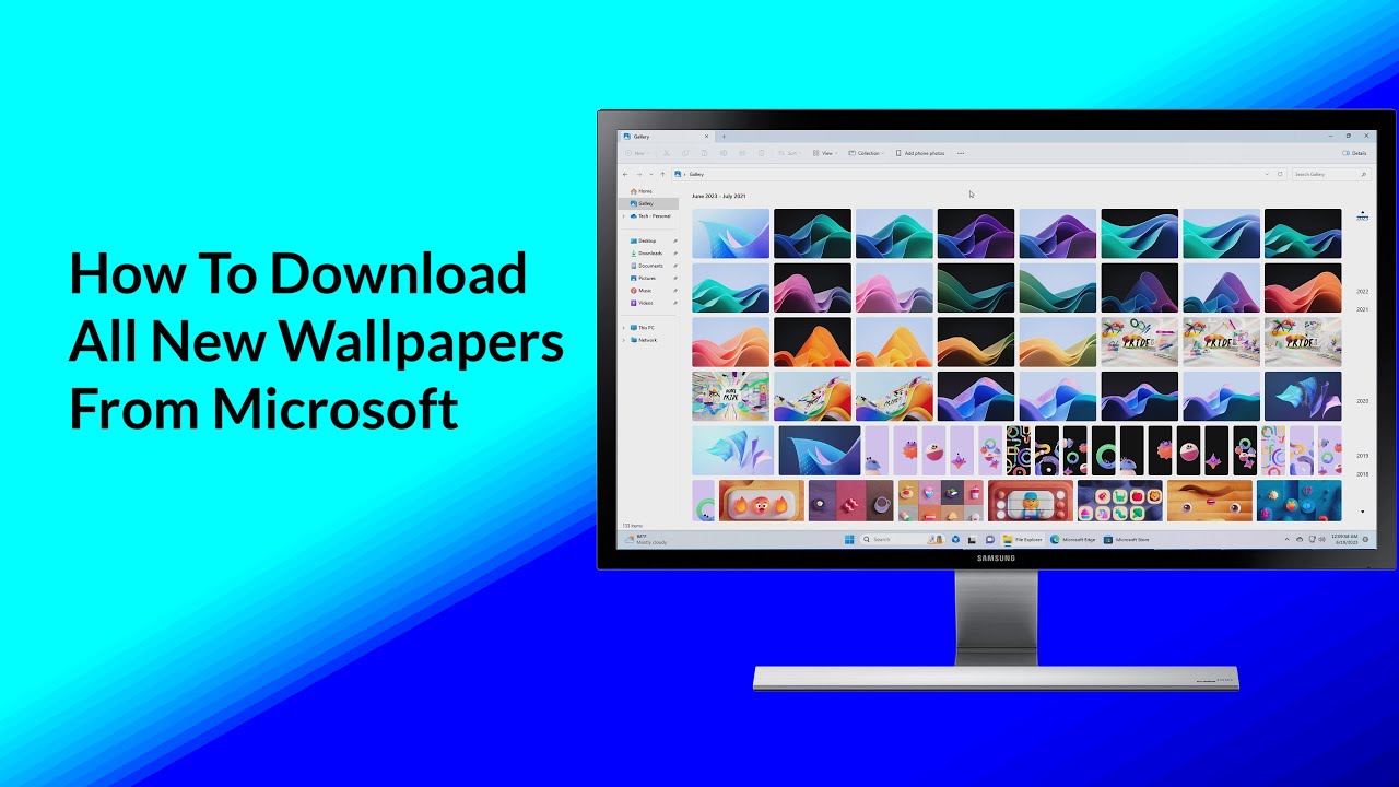 How To Download All New Wallpapers From Microsoft