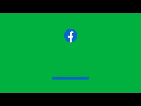 FACEBOOK ICON ANIMATED GREEN SCREEN