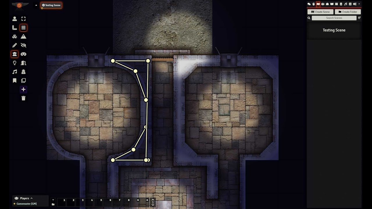 Testing the Dungeon Map Tiles 6 Package in FoundryVTT