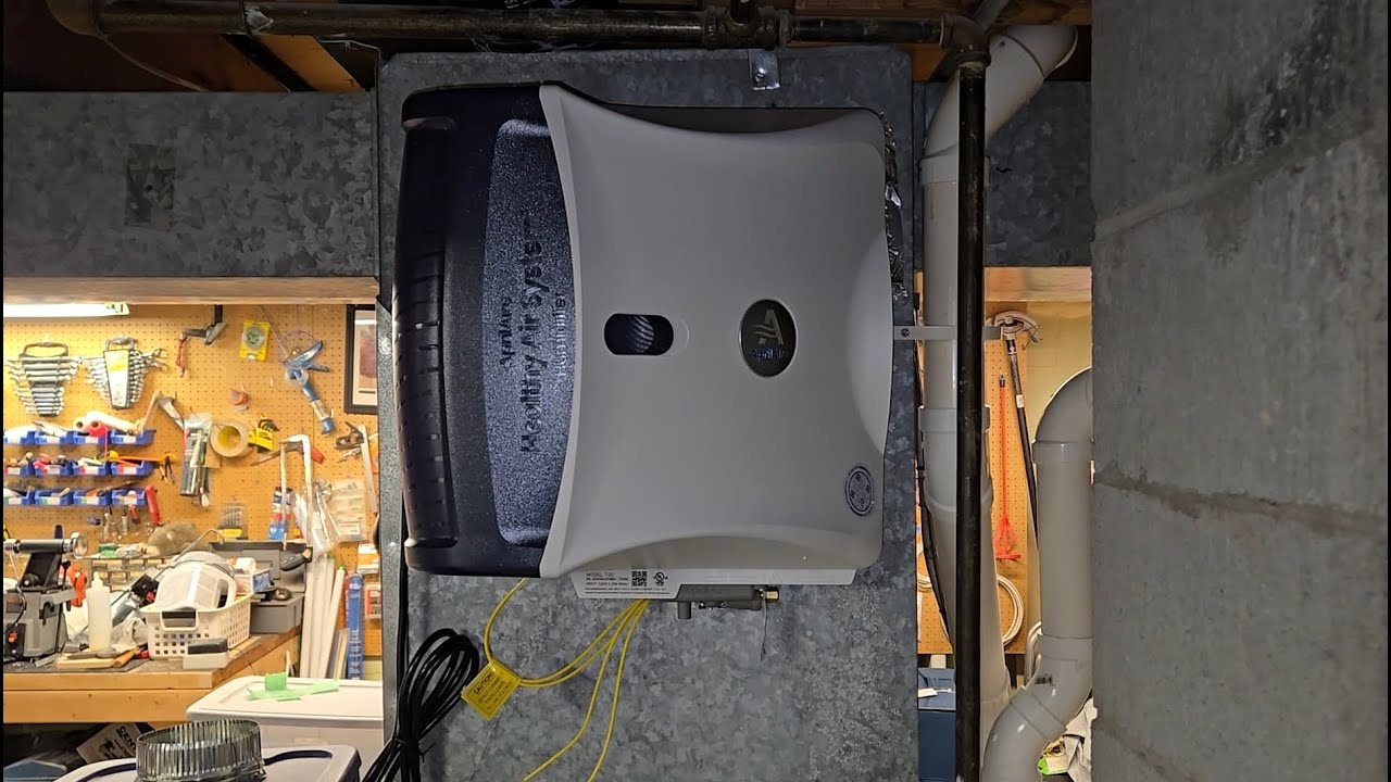 Aprilaire 720 whole-house humidifier: DIY Installation, Unboxing, Control with NEST, Review