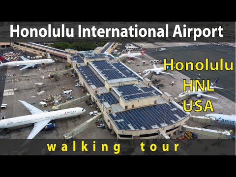 Walking Tour Of Honolulu International Airport (HNL) - Honolulu United States