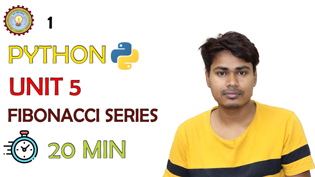 iteration and recursion in python unit 5 | fibonacci series | recursion | iteration | part 1