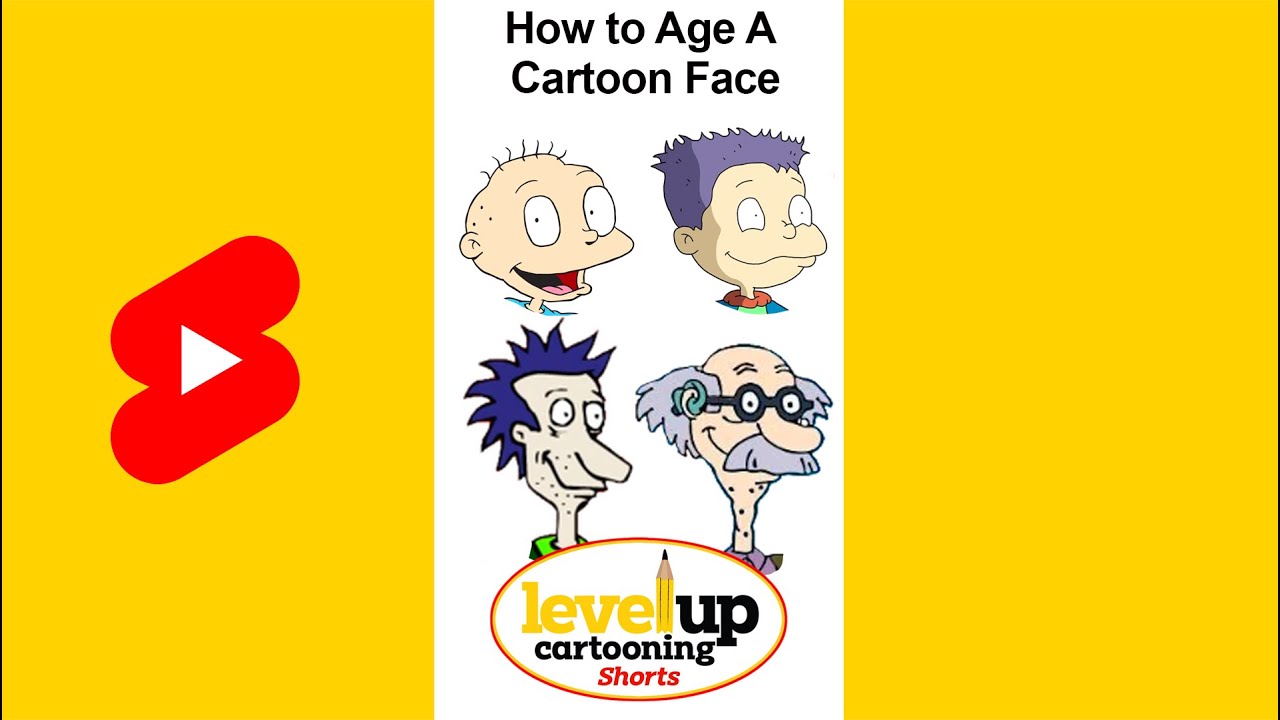 How to Age A Cartoon Face