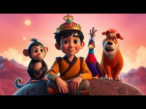 Momotaro: The Peach Boy 🍑 | Epic Japanese Folktale of Courage & Friendship | Full Animated Story