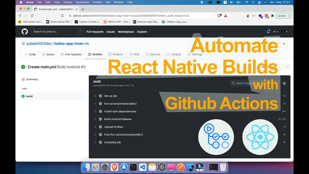 Automate React Native Builds with Github Actions