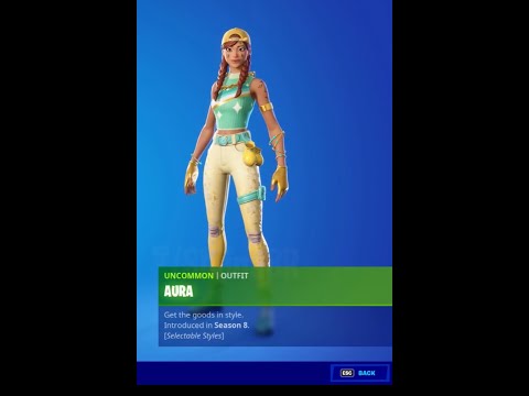 Fortnite New Charming Aura Skin Style Gameplay