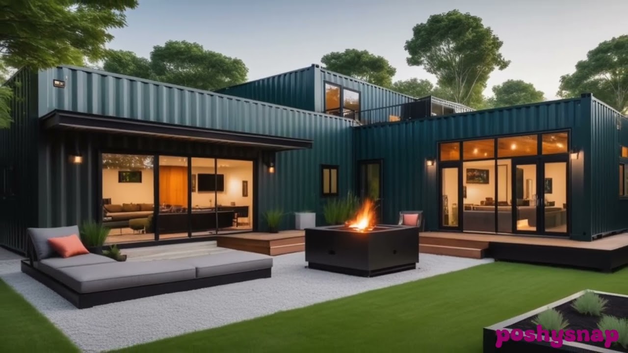 Massive 6 shipping container homes designs
