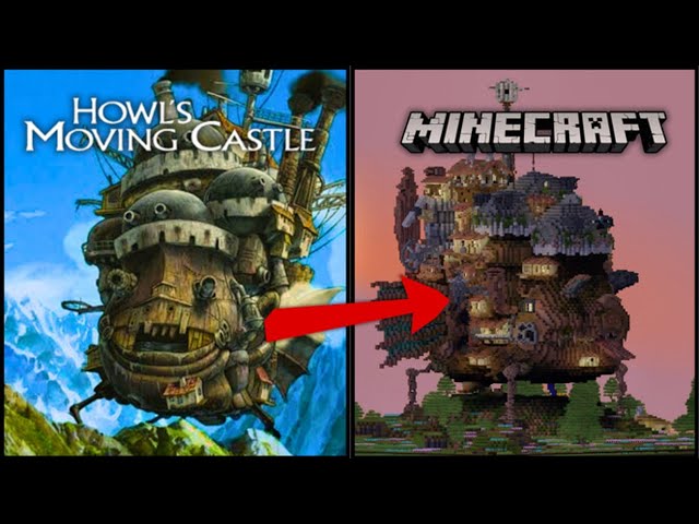The Howl Moving Castle in Minecraft - Created by NewMY123 Minecraft Map
