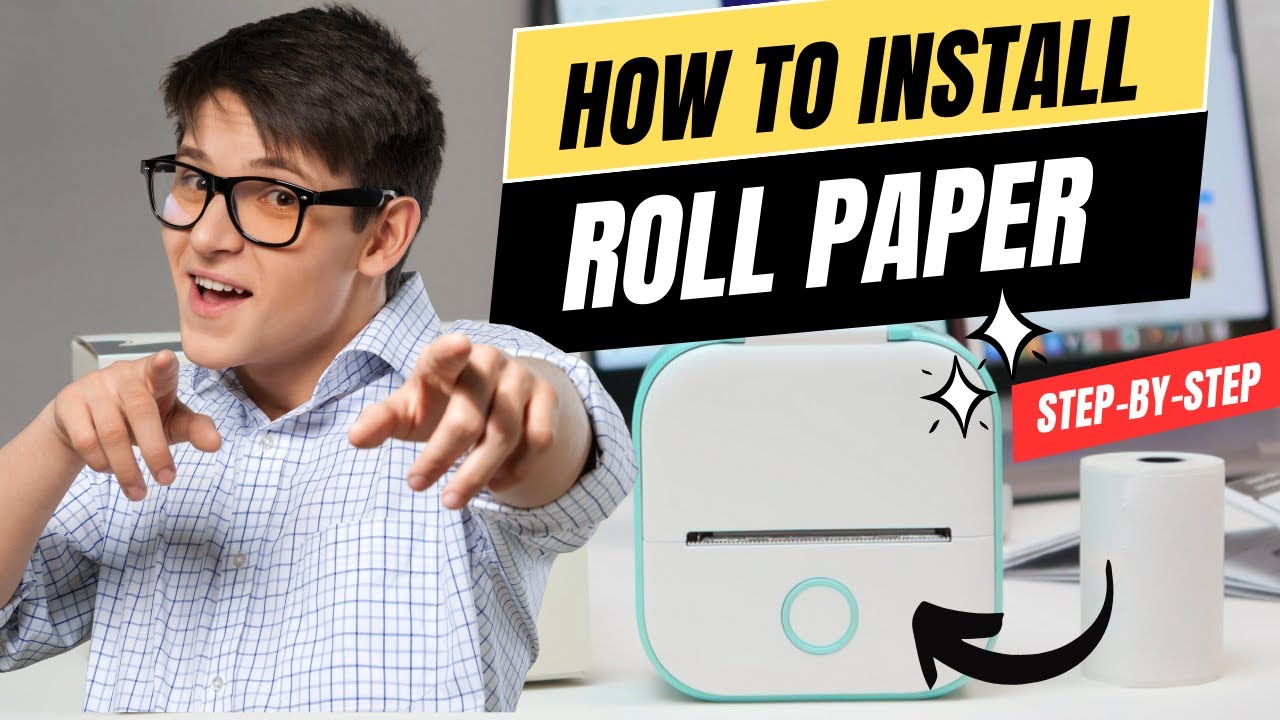 T02 Mini Printer - How to Install Roll Paper [DETAILED INSTRUCTIONS]