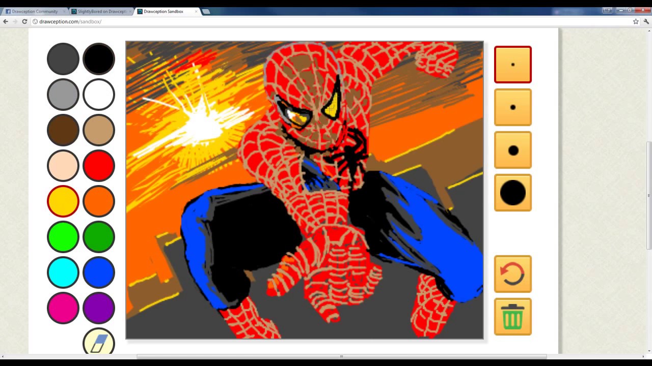 Drawception - Spiderman