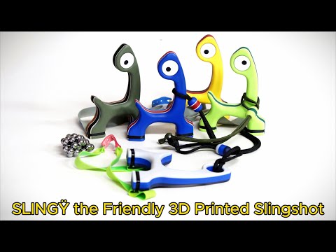 📱 SLINGŸ the Friendly 3D Printed Slingshot・ STL File for 3D printing・Cults