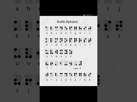 Braille text