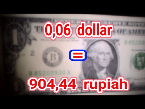 TERUNGKAP! 0.06 dollar berapa rupiah
