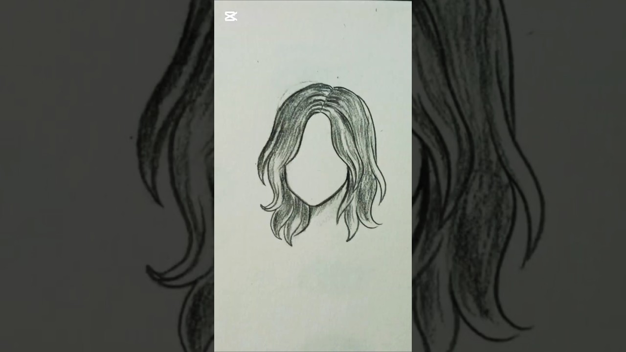 How to draw hair #drawing #tutorial #howtodraw #hair #art