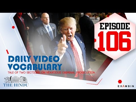 Vocabulary Episode 106 | Ordeals, Quashed, Aggravated, Vexatious, Blatantly