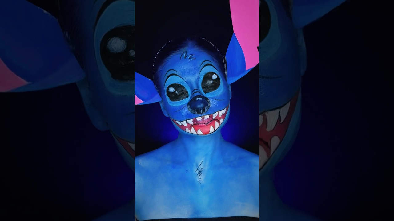 Experiment 626 has entered the chat 🛸💙 #stitch #shorts #liloandstitch2025 #disney #transformation