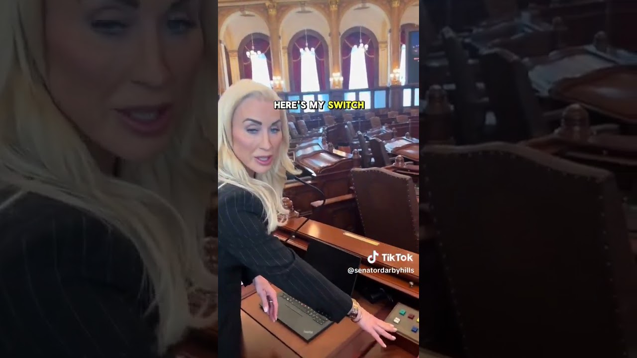 Senator Hills Behind the Scenes of the Senate Floor