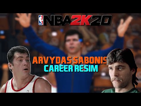 What If SABAS Was Drafted in 2020? | Arvydas Sabonis Career ReSim | NBA 2K