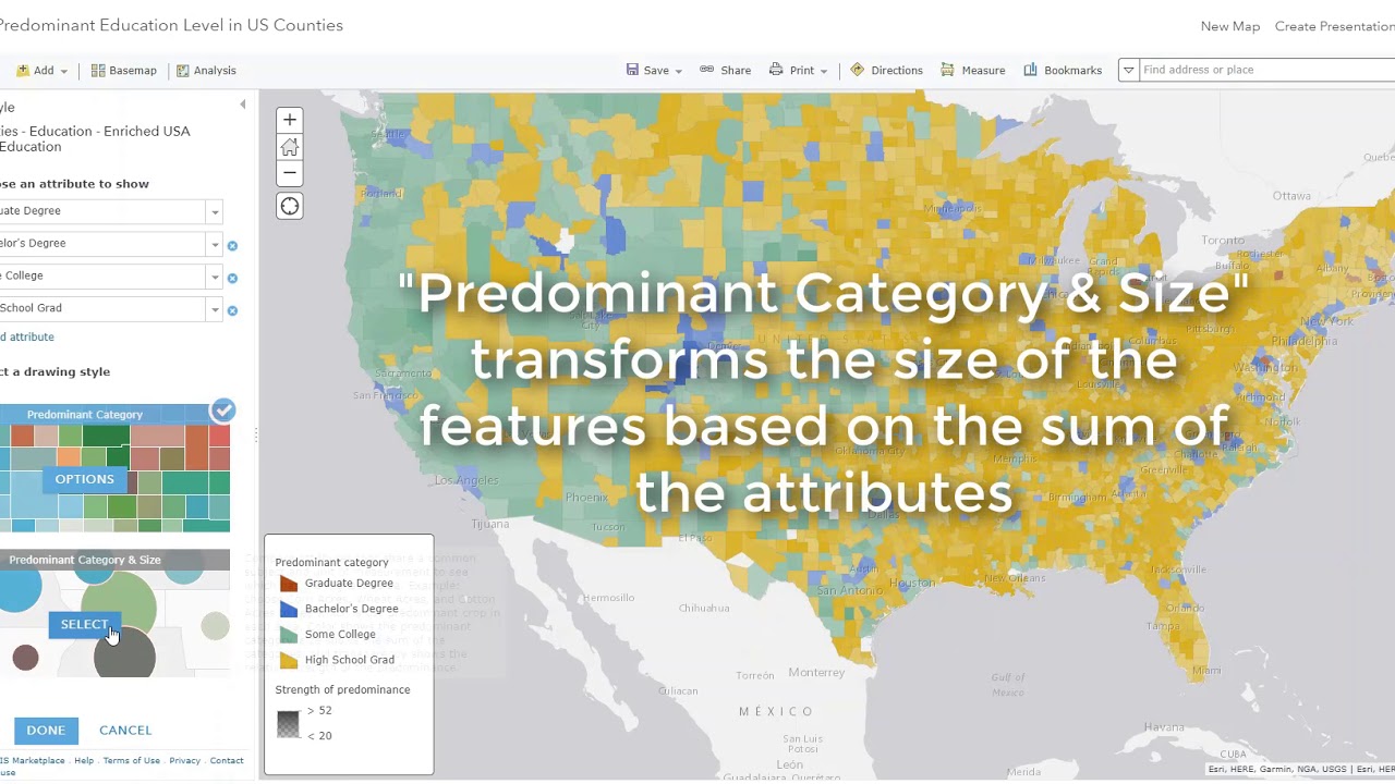 Mapping Multiple Attributes with Predominance