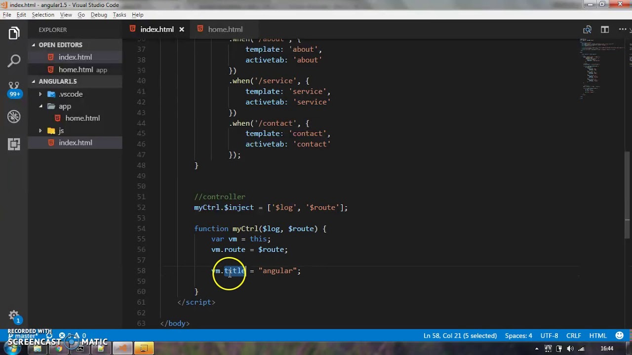 Angularjs 1.5 Component # tutorial 3