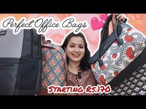 7 Perfect Office ,Laptop & Tote Bags 💕| Trendy Bags Haul | Sling Bags,Tote Bags, Laptop Bags