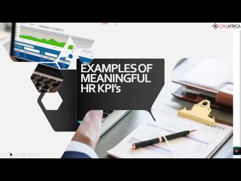 OML HR meetings series: Setting Meaningful HR KPI's | Anita Wiafe-Asinor | OML Africa