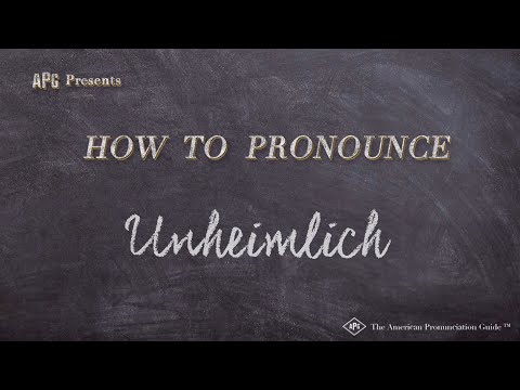 How to Pronounce Unheimlich (Real Life Examples!)