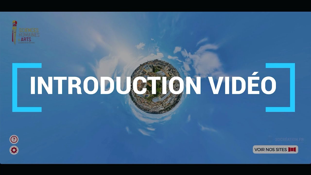 Introduction vidéo - Visite virtuelle interactive - 3DCREATION.FR