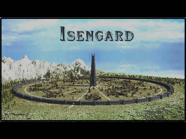 Minecraft Middle-Earth Isengard. Изенгард в Майнкрафт Minecraft Map