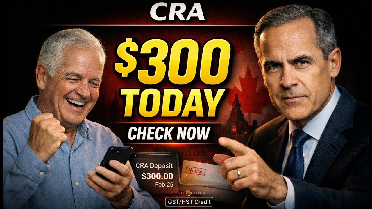🚨 CRA $300 Senior Deposit Hits TODAY (Feb 25) – Check Your Account NOW! | CPP NEWS UPDATES.