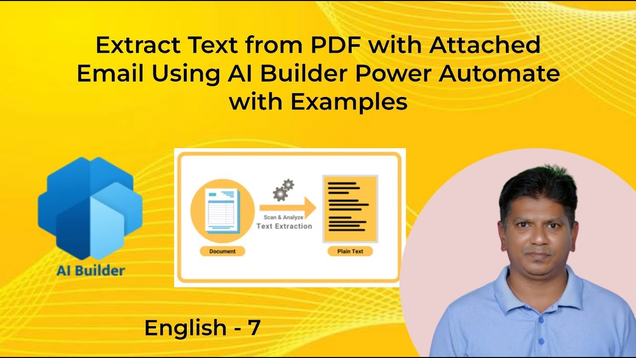 Extract Text from PDF with Attached Email using AI Builder - Power Automate
