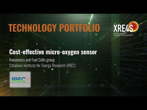 XRE4S technology portfolio: Cost-effective micro-oxygen sensor (IREC)