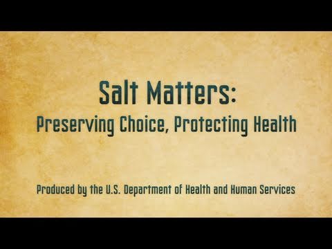 Salt Matters: Preserving Choice, Protecting Health (Extended Version)