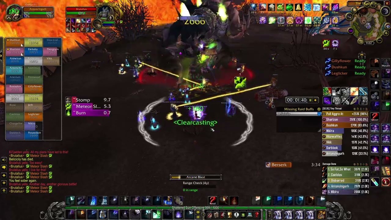 [Classic TBC] Arcane Mage Guide - Brutallus Improved Arcane Missiles Gameplay/Commentary