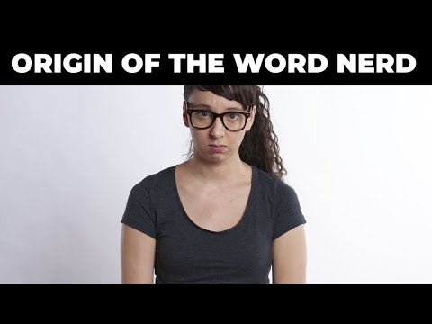 Origin of the word nerd!