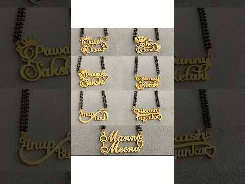 Name Mangalsutra // Name Necklace // #shorts
