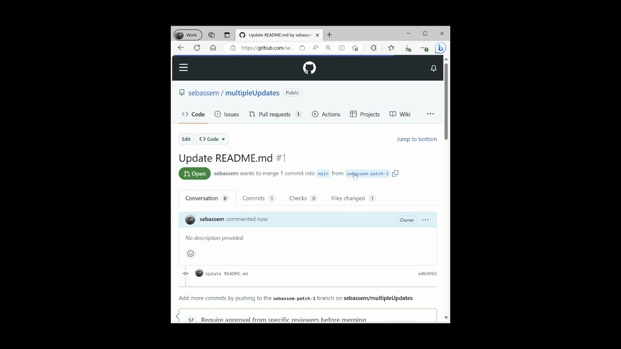 Edit multiple files on GitHub using the online experience without the need to clone the repository